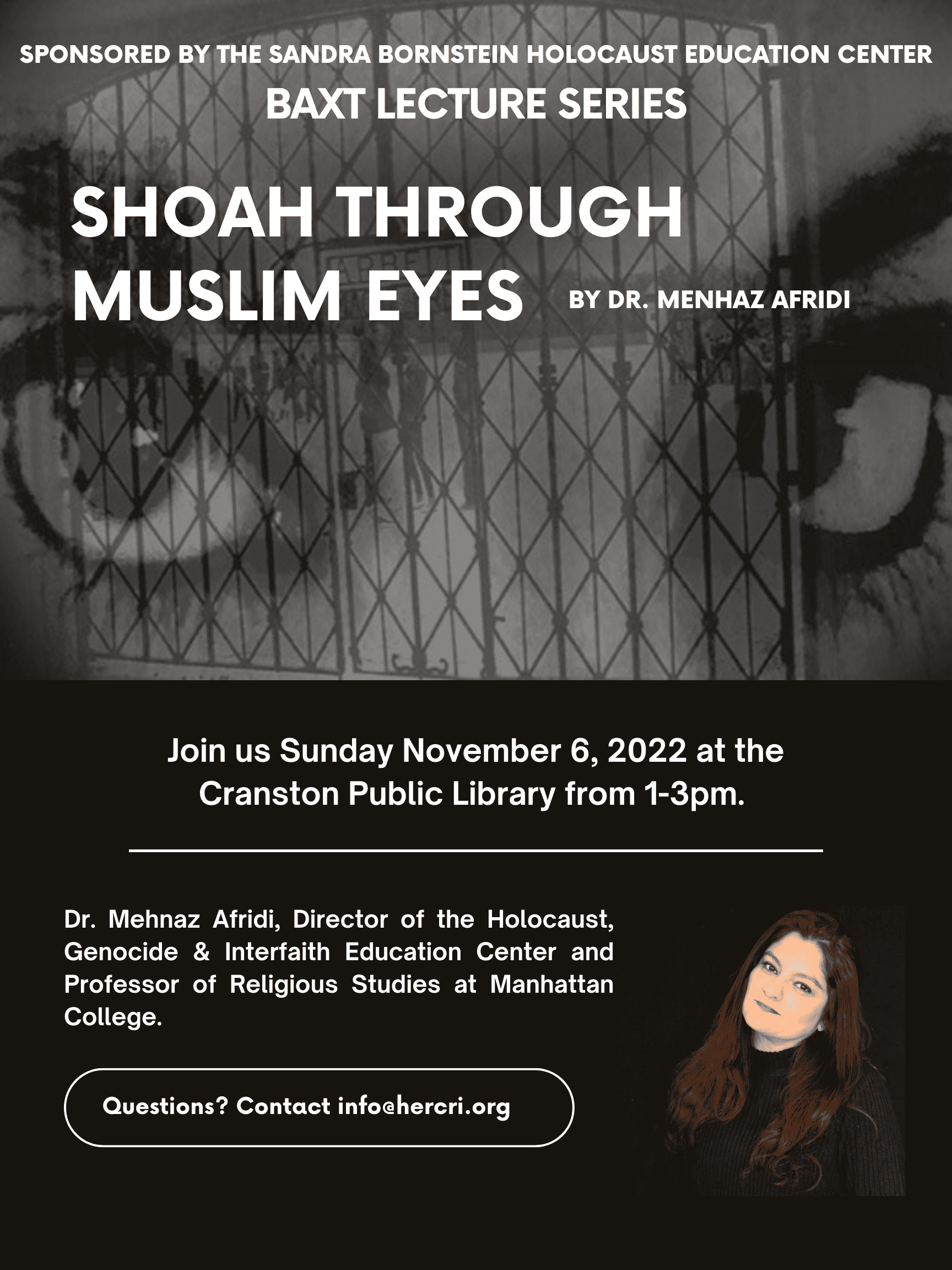 Baxt-Lecture-series – Sandra Bornstein Holocaust Education Center